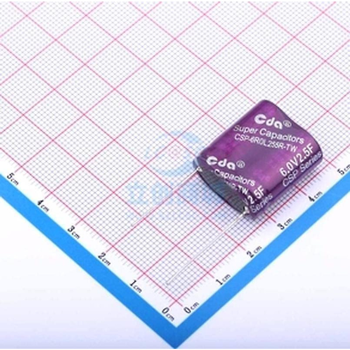 1 Pcs Super Capacitor 2.5F 6V Radial Lead, P=15.5mm CSP-6R0L255R-TW