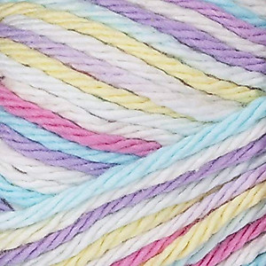 Bernat Handicrafter Cotton Scents Yarn, 1.5 oz, Gauge 4 Medium Worsted, Fleur De Lavane