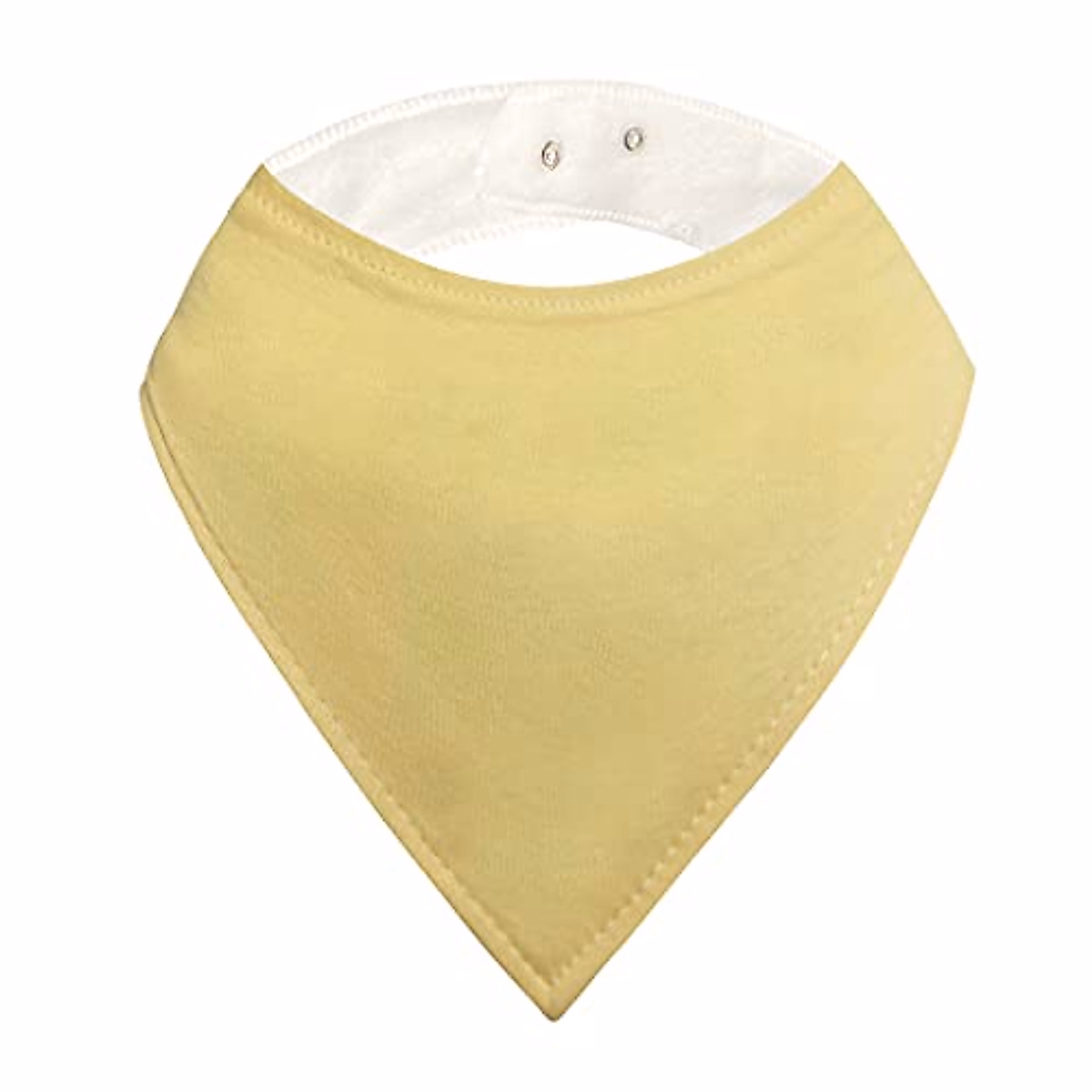 MODERN BABY 4 Pack Bandana Bibs for Girls Absorbent Drooler Baby Bibs, Yellow