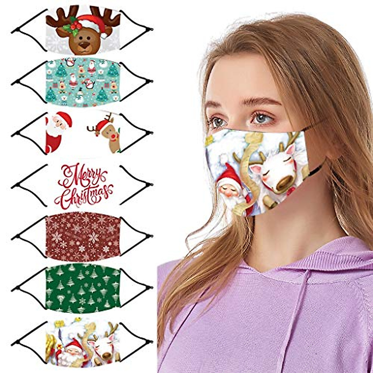 PENATE Adult Reusable Washable Facemasks Comfortable Outdoor Mouth C-Over with Elastic Adjustable Earloop -Ship from U.S.