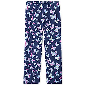 The Children's Place,Fleece Pajama Pants,NAVY BUTTERFLY,XLarge (14)