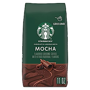 Starbucks Flavored Ground Coffee — Mocha — No Artificial Flavors — 1 bag (11 oz)