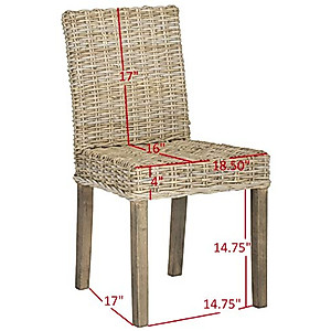 Safavieh Home Collection Grove Natural Dining Chair (Set of 2)