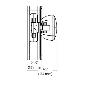 NICOR Lighting LED Emergency Exit Sign with Dual Adjustable LED Heads, White with Red Lettering (ECL1-10-UNV-WH-R-2)
