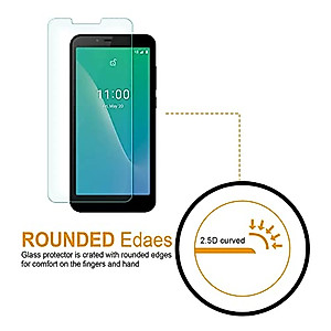 Supershieldz (2 Pack) Designed for Schok Volt SV55 Tempered Glass Screen Protector, Anti Scratch, Bubble Free