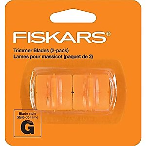 Fiskars 195960-1001 Trimmer Cutting Replacement Blades Style G, Orange 2.5 x 2.5 x 1.47 cm