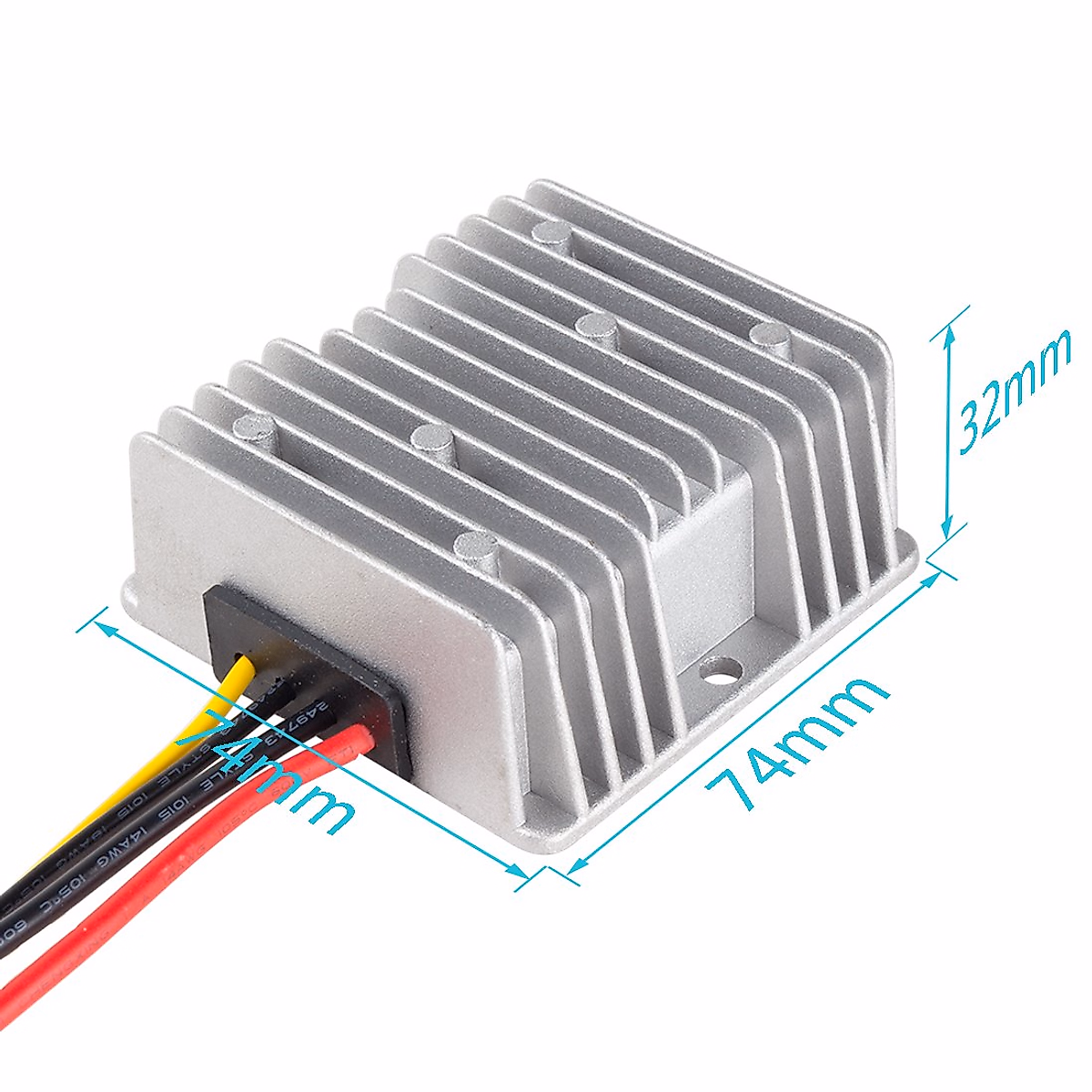 uxcell Voltage Converter Regulator DC/DC DC 36V to DC 12V 20A 240W Power Buck Transformer Waterproof