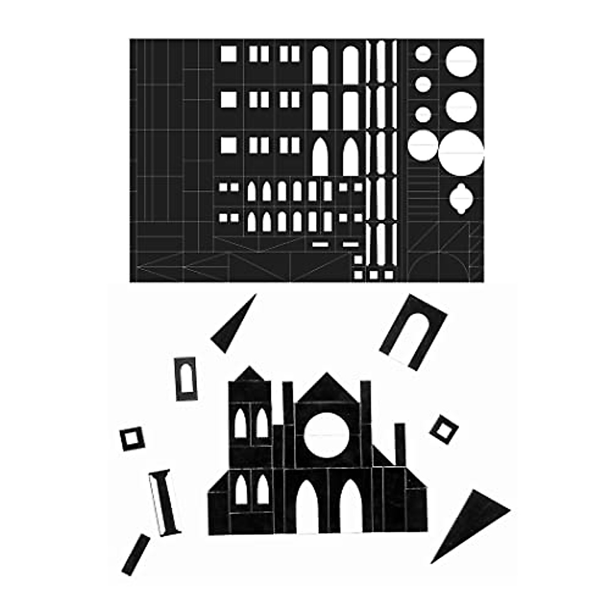 Dowling Magnets Wonderboard STEAM Architect Magnet Set Small