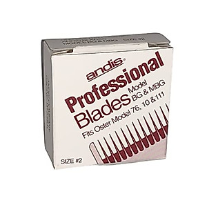 Metal Hair Clipper Attachment - Outliner Blade, Cool Touch Replacement Clipper Blades, Ultra Touch Trimmer Blade Fit To Oster Models By Andis (Size 000 (.2mm))