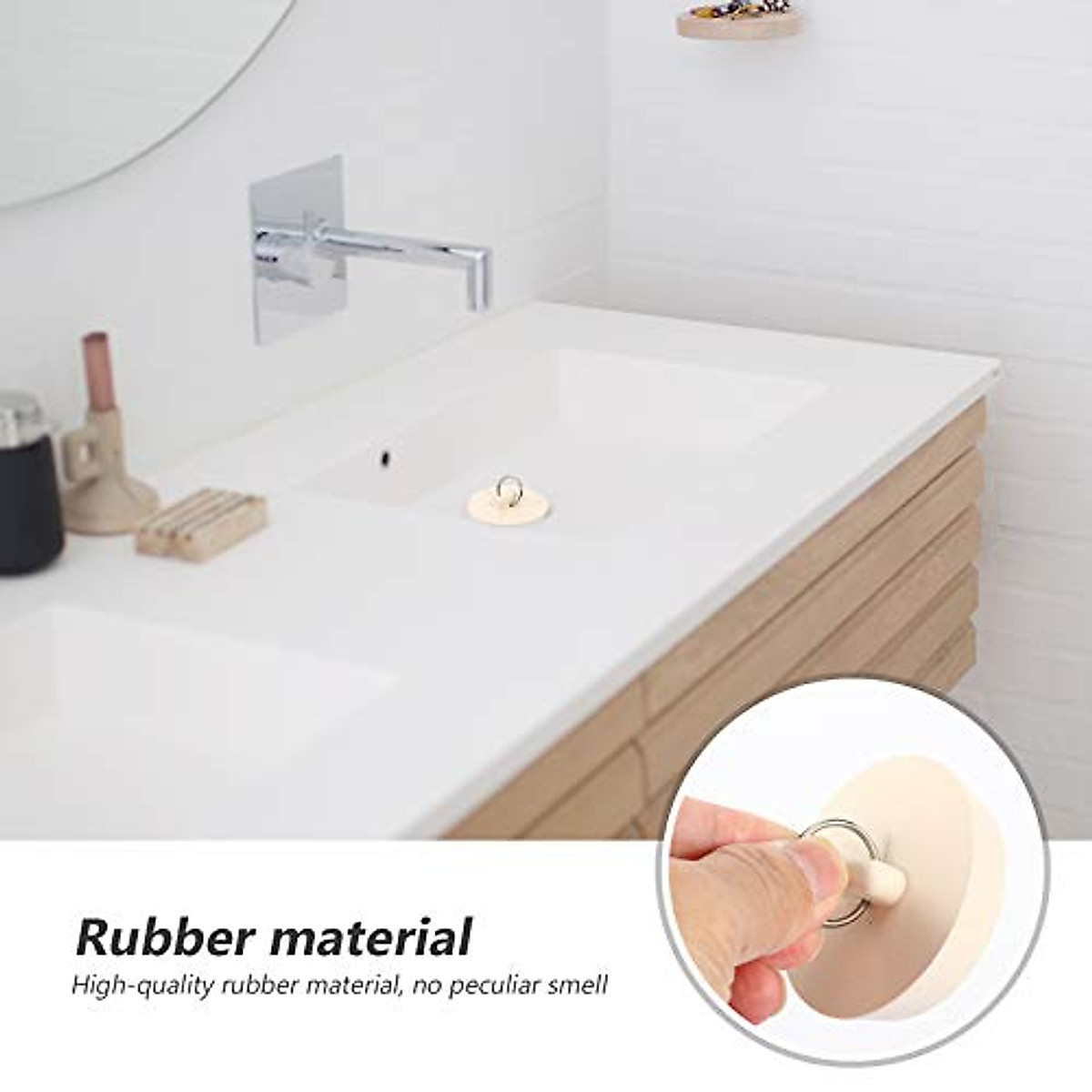 CAXUSD 8 Pcs Sewer Plug Shower Stopper Bath Plug Wash Basin Sink Kitchen Sink Stopper Bathtub Stopper Cover Bath Tub Drain Plug Sink Stopper Replacement Toilet Lid Decal Tub Plug Rubber