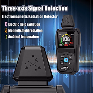 Sutlumisi EMF Meter - Digital Electromagnetic Field Radiation Detector, Hand-Held Digital Digital LCD EMF Detector, Great Tester for Home EMF Inspections, Office, Outdoor, Ghost Hunting
