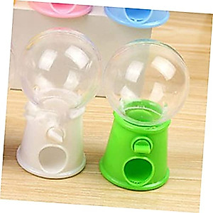 Mini Light Bulbs 3pcs Mini Light Bulbs Plastic Small gumballs Machine Kids Vending Machine for Candy Baby Gum Ball Candy Machine