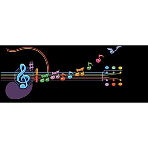 CafePress Neon Guit Notes OV Mug Ceramic Coffee Mug, Tea Cup 11 oz