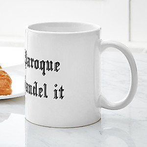CafePress Baroque Pun Mug Ceramic Coffee Mug, Tea Cup 11 oz