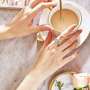 JZMSJF S925 Sterling Silver Fashion Dainty Celtic Knot Butterfly Ring Hypoallergenic Jewelry for Women Adults Size 7