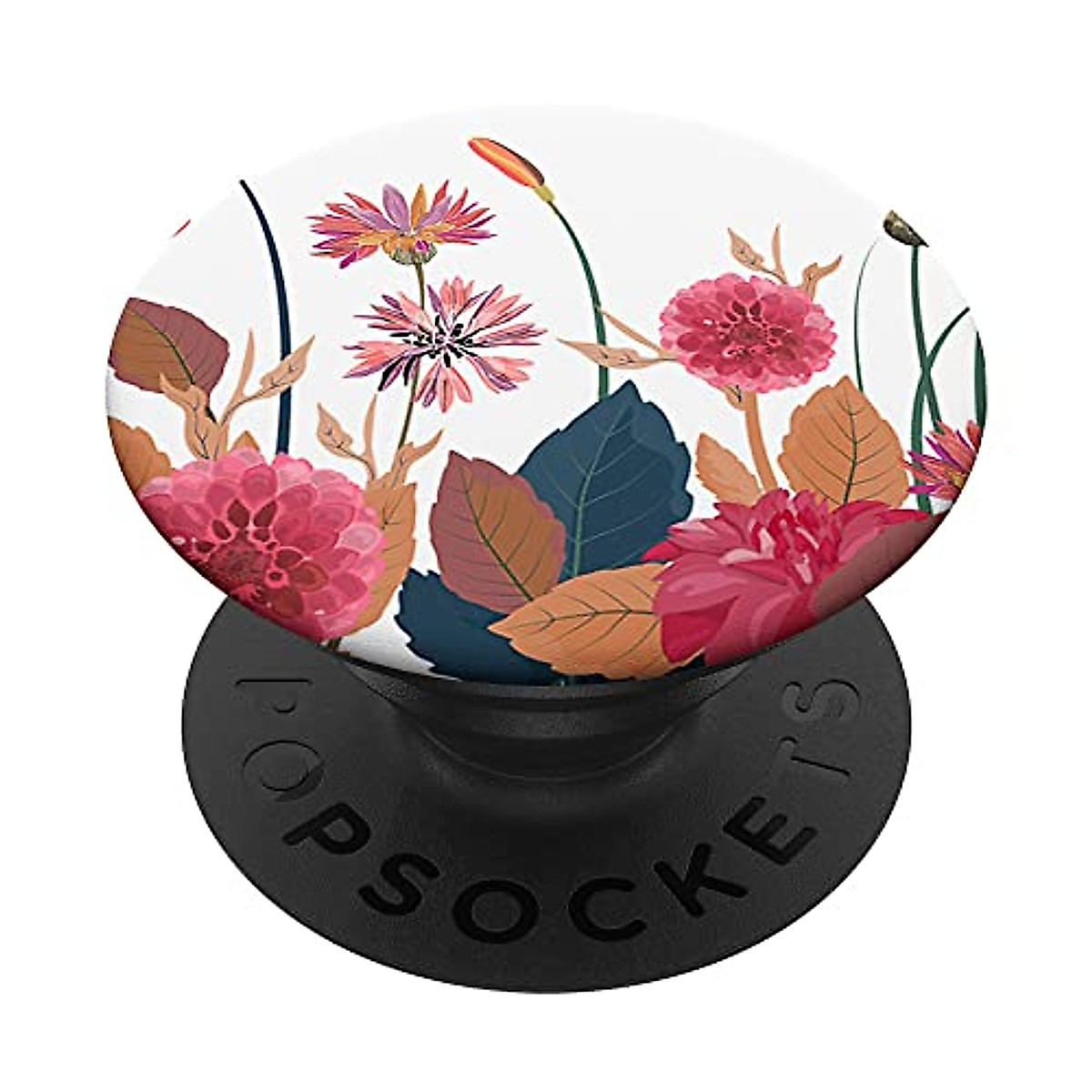 Cute Colorful Garden Botanical Floral Pattern PopSockets Swappable PopGrip