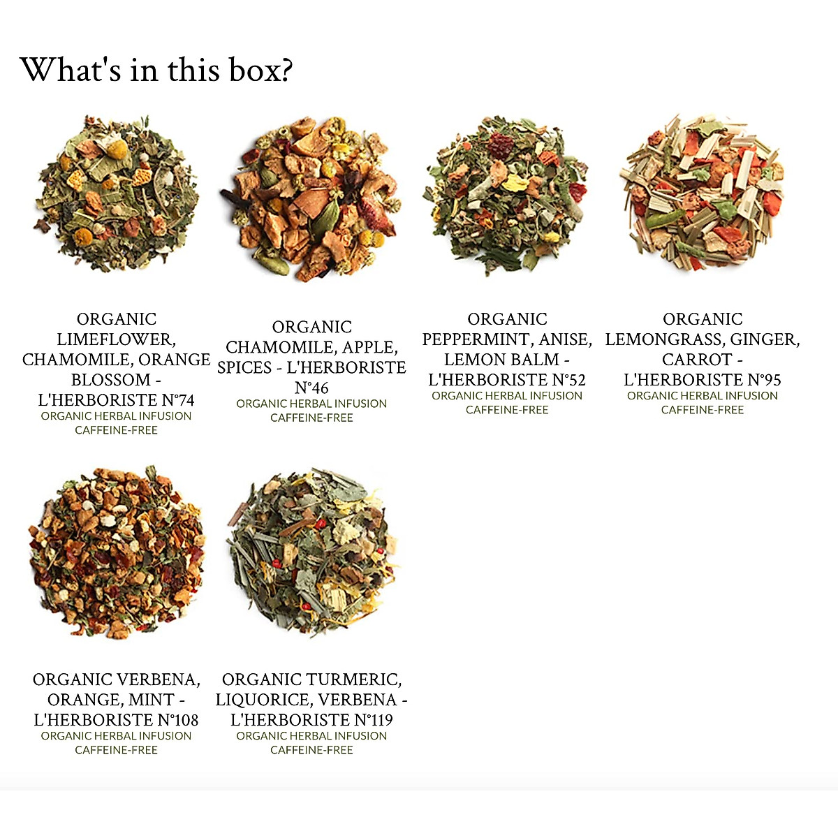 Palais des Thés - Organic L'Herboriste Set - Selection of 36 Count Premium Herbal Tea Biodegradable Bags Box