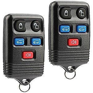 Car Key Fob Keyless Entry Remote fits 2003-2010 Ford Expedition / 2008-2010 Lincoln Navigator (CWTWB1U551), Set of 2
