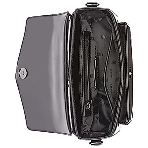 DKNY Elissa Small Top Handle Satchel, Black/Black