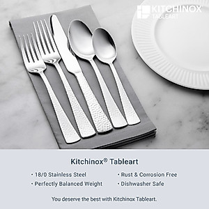 Kitchinox Perles 20-piece Stainless Steel Silverware Set, Flatware Service for 4