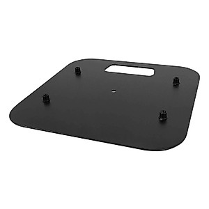 Rockville Top+Bottom Black Totem Plates to Make RTP32W/RTP82W Stands