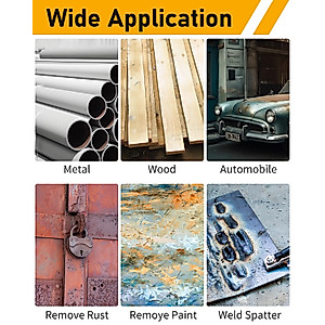 ZORUNNA 2" 4Pcs Quick Change Easy Strip Discs with 1/4" Hex Shank, Paint Stripper Wheel for Removing Paint, Cleans Welds Rust Removal.