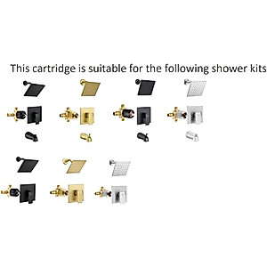 Esnbia Replacement Pressure Balance Shower Cartridge for S145 Series, 1 Pcs