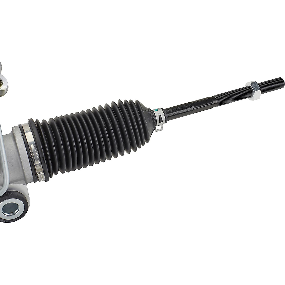Mustang II Power Steering Rack & Pinion w/Offset Bushings, 82-88 T-bird Design, AN-6 Fittings, 3/4"-36 Spline Input, Compatible with Original & Aftermarket Crossmembers, 15:1 Ratio