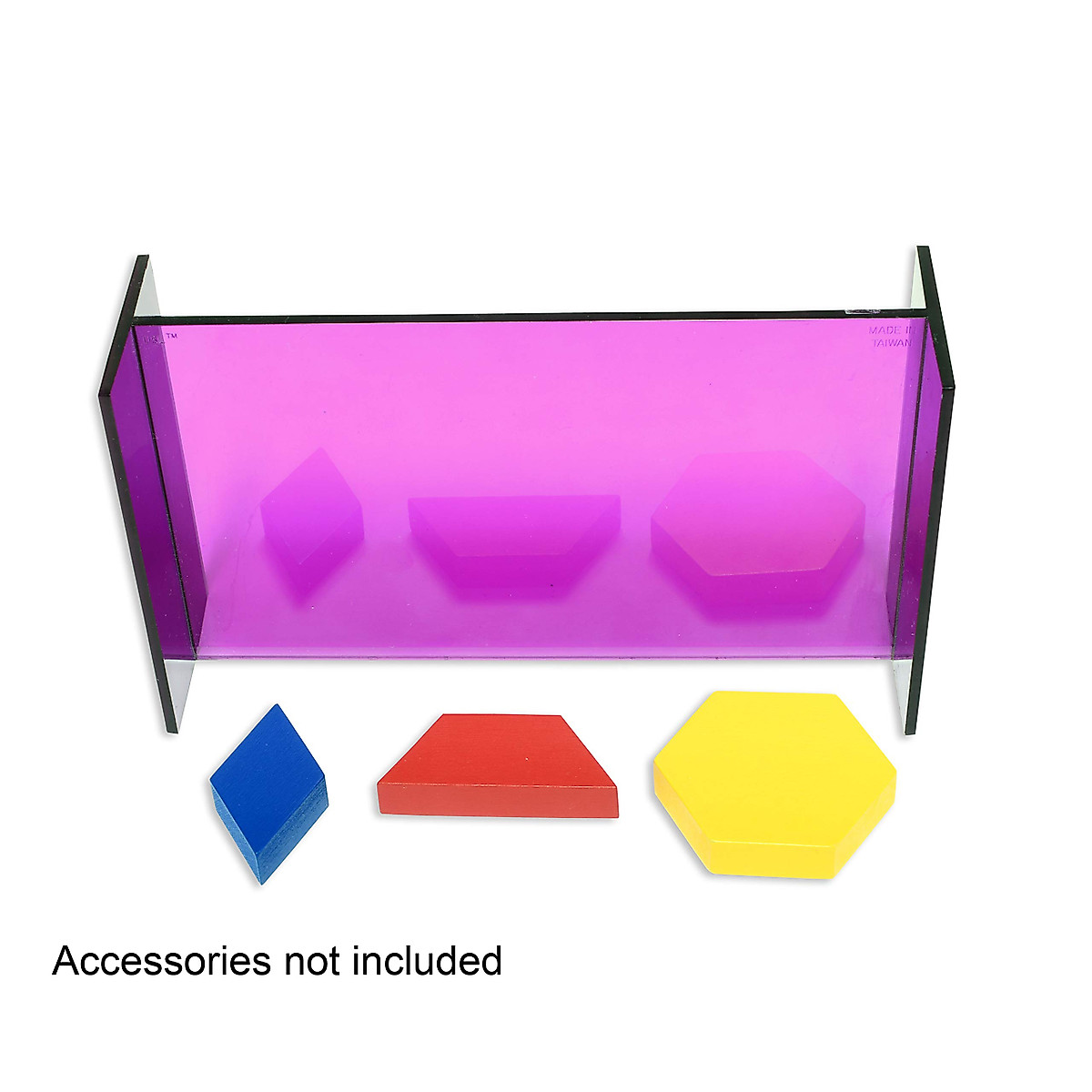 LEARNING ADVANTAGE - 7706 Learning Advantage Reflective GeoMirror - Create Expert Drawings With This Easy Tracing Gadget - Mira-Style Geometry Tool - Observe Reflections, Symmetry and Congruence