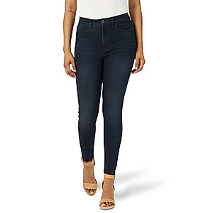 Wrangler Women's High Rise Unforgettable Skinny Jean, Coldspring, 14