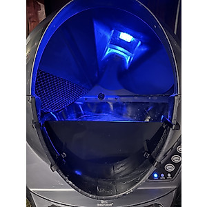 LR Things Full Guard in Glossy/Matte Black Acrylic for Litter-Robot 3 Litter Box