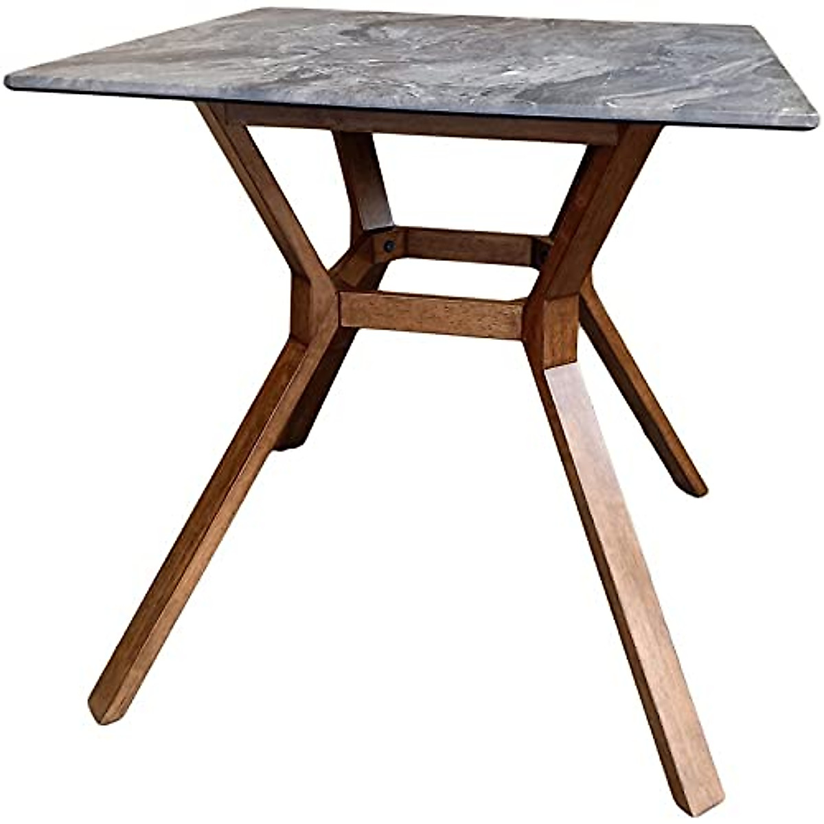 Coaster Furniture Parkersburg Square Paladina and Natural Walnut Counter Height Table 192758