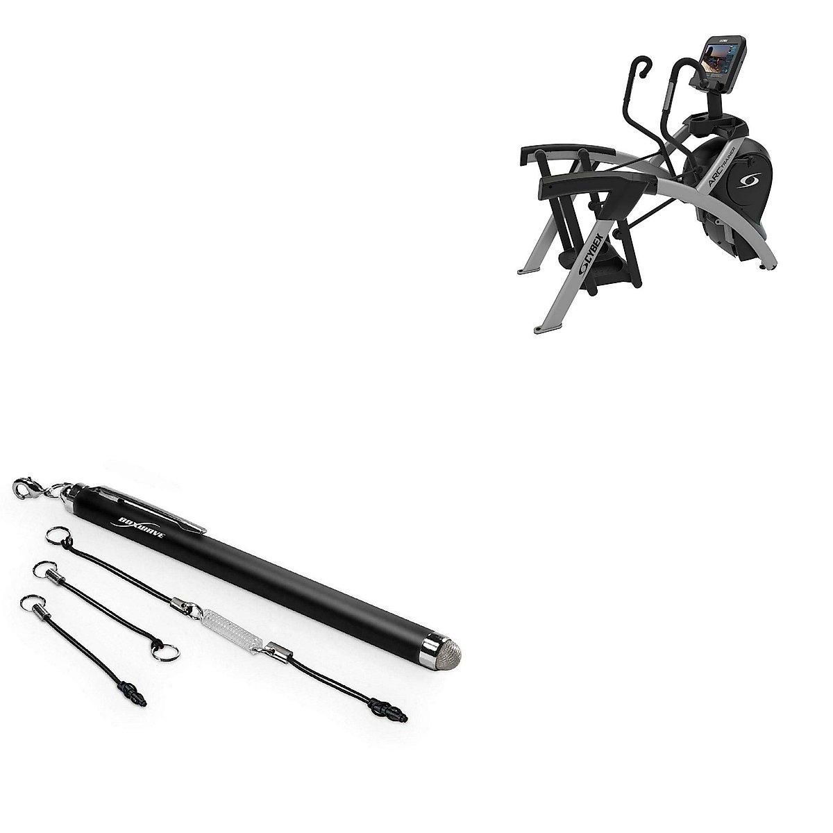 BoxWave Stylus Pen Compatible with CYBEX R Series Total Body ARC Trainer - EverTouch Capacitive Stylus, Fiber Tip Capacitive Stylus Pen for CYBEX R Series Total Body ARC Trainer - Jet Black