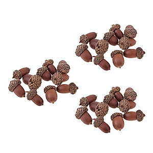 menolana 30 Pieces Acorns, Natural Dry Acorns,