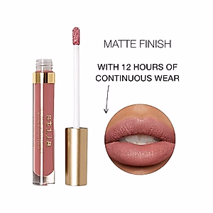 stila Stay All Day Liquid Lipstick, Matte Long-Lasting Color Wear, No Transfer or Bleed Hydrating & Lightweight with vitamin E & Avocado Oil for Soft Lips Portofino, .10 Fl. Oz.