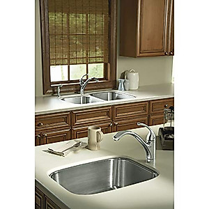 STERLING 11449-NA Springdale 16-inch by 20-1/4-inch Under-mount Single Bowl Bar Sink, Stainless Steel