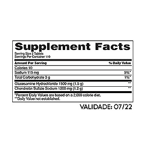 Kirkland Signature Glucosamine & Chondroitin, 220 Tablets (4 Pack)