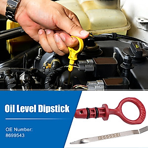 uxcell Engine Oil Level Indicator Dipstick for Volvo S60 2001-2009 for Volvo S80 2001-2006 for Volvo XC90 2003-2014 for Volvo XC90 2016-2022 No.8699543