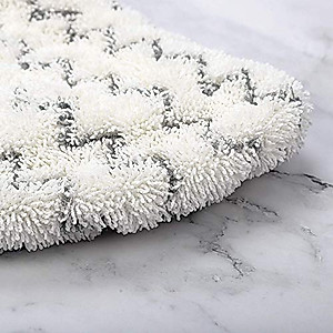 Steam Mop Replacement Pads Compatible with Bissell Powerfresh Steam Mop 1940 1806 1544 1440 2075A 2685A Series, Part # 5938 & 203-2633, 1606668 & 1606669 (4-white)