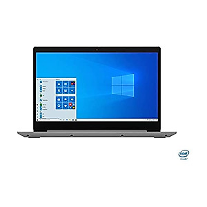 Lenovo 2022 IdeaPad 3 15.6" HD Touchscreen Laptop Computer, 10th Gen Intel Core i5-1035G1, 12GB RAM, 256GB SSD, Intel UHD Graphics, HD Webcam, Bluetooth, Windows 10, Grey, 32GB SnowBell USB Card
