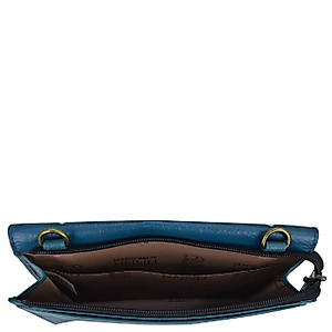 Anna by Anuschka Women's Hand-Painted Genuine Leather 4-In-1 Organizer Crossbody/Belt Bag/Clutch/Writlest - Nutcracker Party