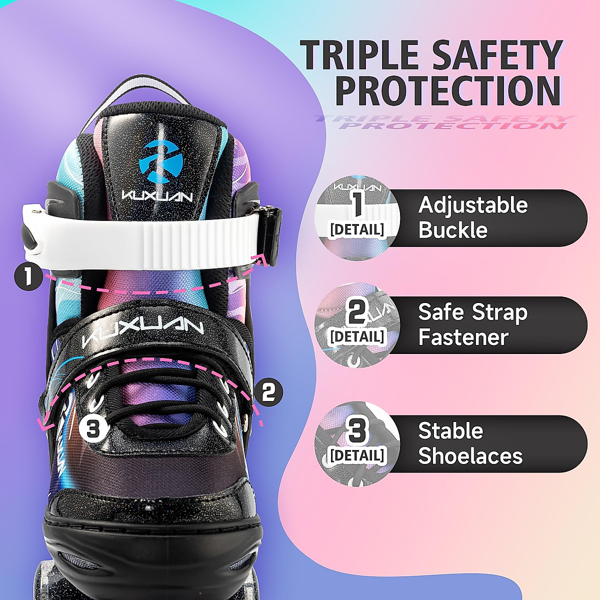 Roller Skates for Girls Kids Roller Skates Girls Ages 5-8 4-6 Patines para Niñas niños