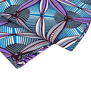 6 Yards African Wax Polyester Fabric Original Ankara Fabric Tissu Craft DIY Sewing Material