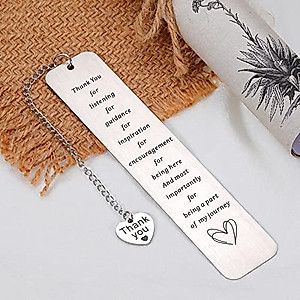Boss Mentor Appreciation Gifts Bookmark for Men Women Thank You Leader Coworker Supervisor for Boss Day Christmas Retirement Birthday Office Gift for Teacher Principal Coach Going Away Farewell Him