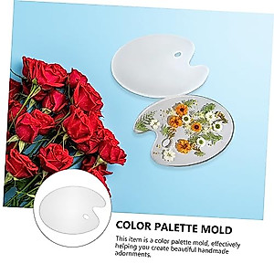 Hand Molds 2pcs Display Rack Mold Resin Tools Paint Holder Tray Molds for Resin Holder Casting Molds Casting Decoration Craft Accessories Silicone DIY Tools DIY Craft Mold Mix