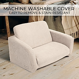 ZICOTO Sturdy Toddler Chair and Couch - The Perfect Kids Sofa for Girls and Boys - Ideal Fold Out Sofa Chairs to Give Your Kids a Safe and Fun Place to Sit