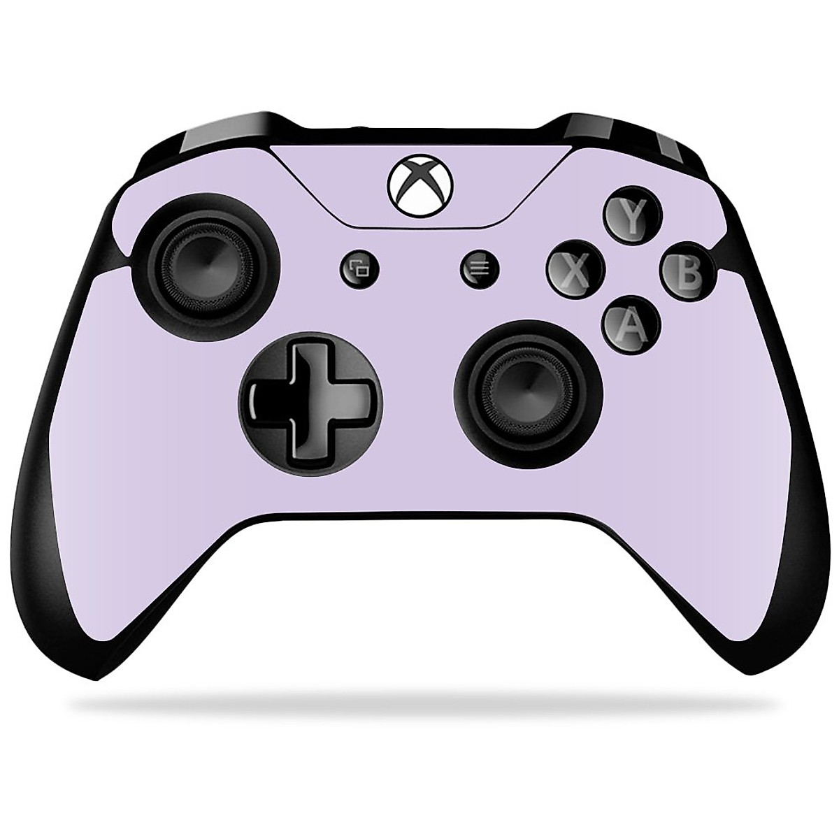 MightySkins Skin Compatible with Microsoft Xbox One X Controller - Solid Lilac | Protective, Durable, and Unique Vinyl Decal wrap Cover | Easy to Apply, Remove, and Change Styles | Made in The USA