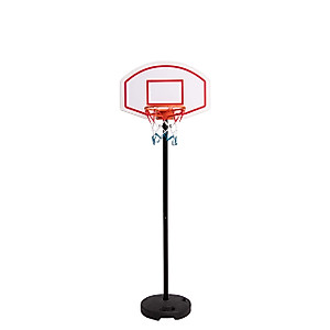 Hathaway Street Ball Portable Basketball System, White