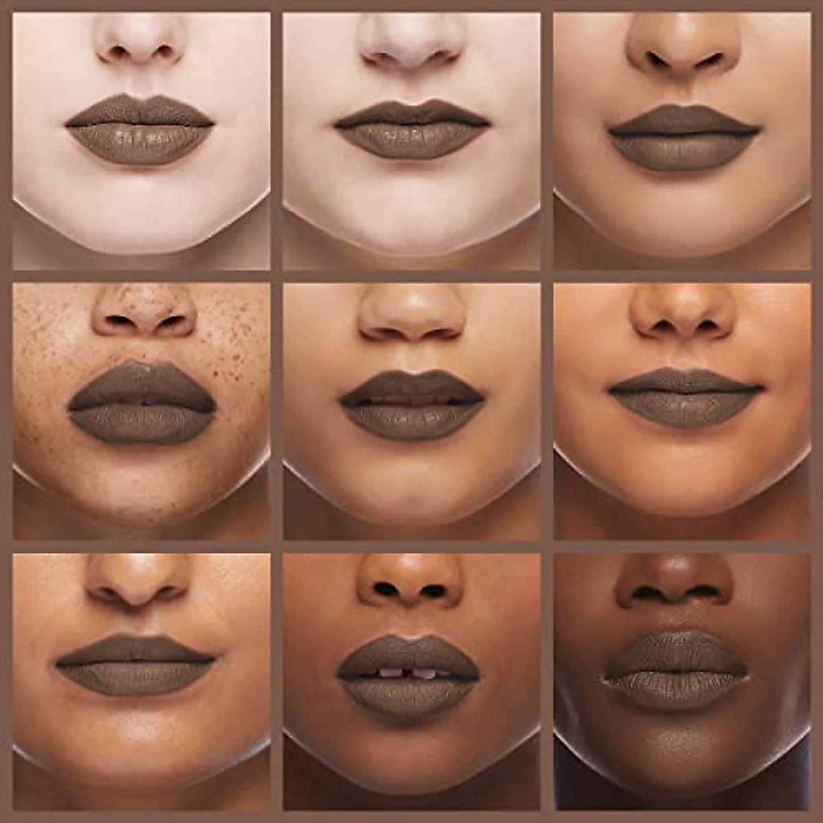Ruby Kisses Auto Lip Liner Pencil, Long Lasting & Non-Fading, Smooth Application, Non-Feathering with Rich Color, No Sharpener Needed, Ideal for Full Lips Look (Cappuccino) (3 PACK)