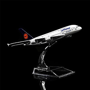 24-Hours Germany Deutsche Lufthansa AG A380 Solid Metal Alloy Model Aircraft